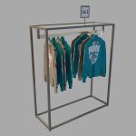 Wooden Display Showroom Furniture Clothing Gondola For Retail Stores ...