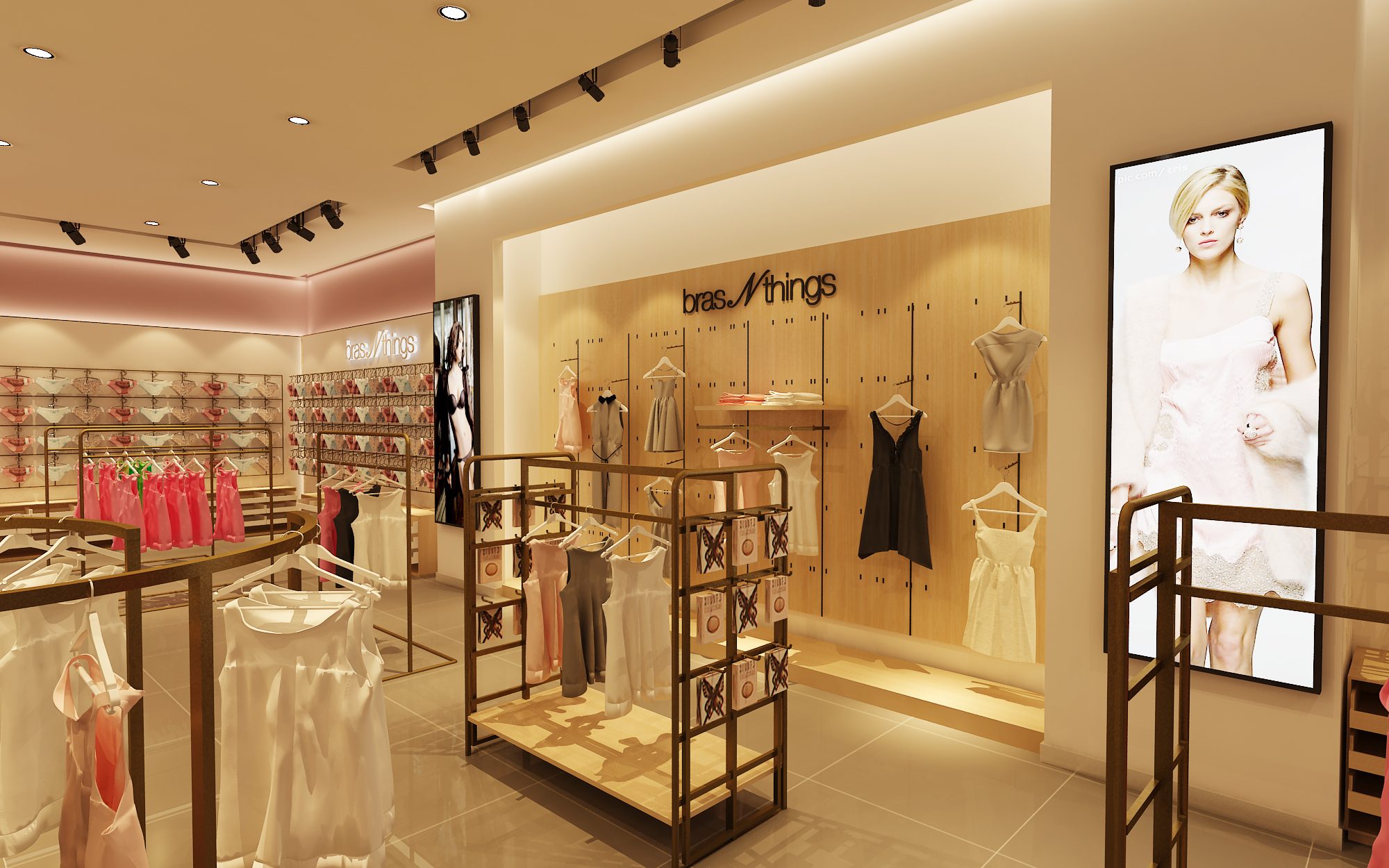 Brasnthings Underwear Store Display Furniture - Boutique Store Design ...