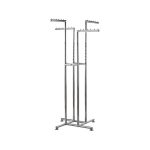 4 Way Clothing Display Rack For Garment Shop - Boutique Store Fixtures ...