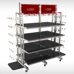 Customized Boutique Display Rack Fixtures Manufacuring, Retail Display ...